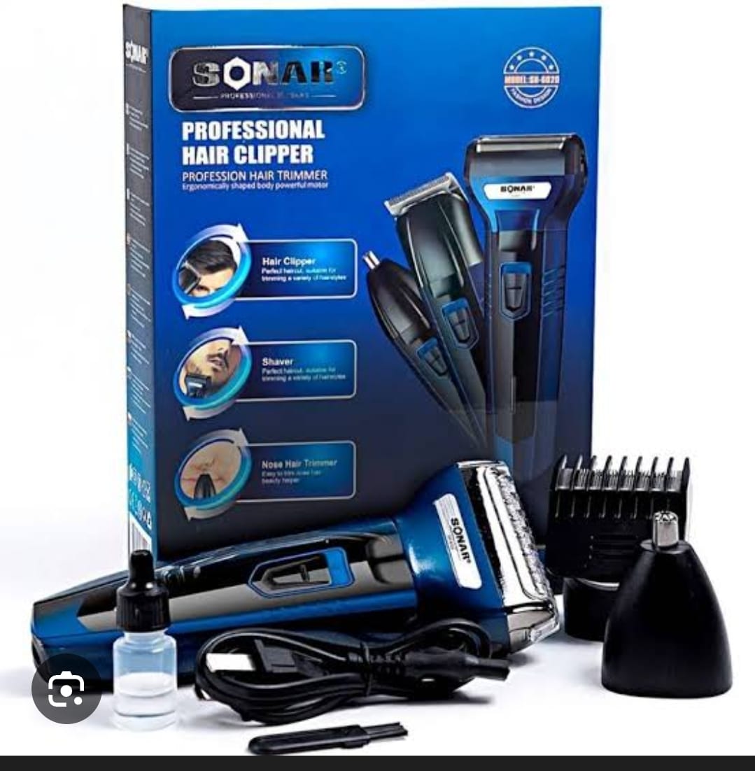 MAQUINA PROFESIONAL RASURAR 3 en 1 MARCA SONAR – Gobady Perú